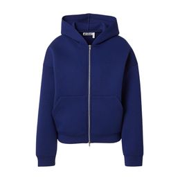 WEEKDAY Zip-Up Hoodie 'Scarlet' female Blue size XS