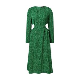 Nasty Gal Kleid Damen Gr&ouml;&szlig;e 38 gr&uuml;n / schwarz Winterkleid