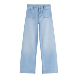 Bershka Jeans Damen Gr&ouml;&szlig;e 32/34 blue denim