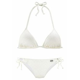 Buffalo Triangel-Bikini Damen Gr&ouml;&szlig;e S/M wei&szlig;