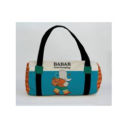 The Wild Hug Weekender "Babar Camping" in Wei&szlig;/ Blau/ Rot - (B)40 x (H)20 cm - 54% | Damen-koffer-reisegepaeck