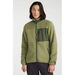 O`Neill O'Neill Fleecejacke "High Pile" in Khaki - 60% | Gr&ouml;&szlig;e XL | Herren-pullover-sport