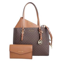 Michael Kors Leder-Shopper in Dunkelbraun - (B)40 x (H)34 x (T)13 cm - 37% | Damen-taschen
