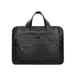 Wojas Leder-Businesstasche in Schwarz - (B)40 x (H)29 x (T)11 cm - 41% | Herrentaschen