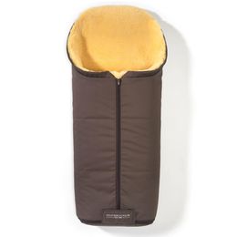 Hofbrucker Lammfell-Fußsack "Iglu" in Braun - (L)95 x (B)34 cm - 22% | Baby-fusssaecke