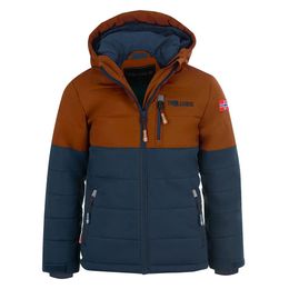 Trollkids Ski-/ Snowboardjacke "Hemsedal" in Braun/ Dunkelblau - 59% | Gr&ouml;&szlig;e 98 | Kinder-outdoor-jacken