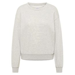 Mustang Sweatshirt in Hellgrau - 38% | Gr&ouml;&szlig;e XL | Damen-sweatshirts-jacken