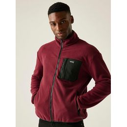 Regatta Fleecejacke "Frankie" in Bordeaux - 75% | Größe S | Herren-pullover-sport
