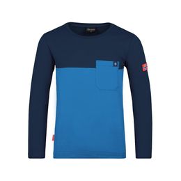 Trollkids Funktionsshirt "Bergen" in Blau/ Dunkelblau - 43% | Gr&ouml;&szlig;e 128 | Kinder-oberteile