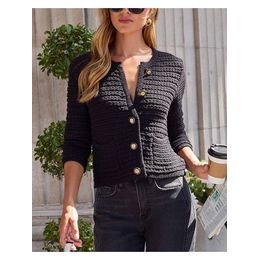 Milan Kiss Cardigan in Schwarz - 59% | Gr&ouml;&szlig;e M | Damen-pullover-cardigans