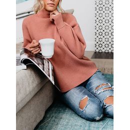 Milan Kiss Pullover in Lachs - 53% | Gr&ouml;&szlig;e S | Damen-pullover-cardigans