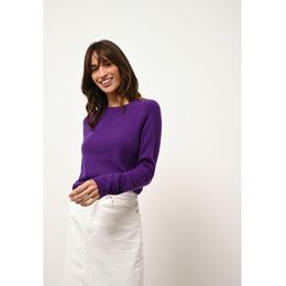 Just Cashmere Kaschmir-Pullover "Rebecca" in Lila - 64% | Gr&ouml;&szlig;e M | Damen-pullover-cardigans