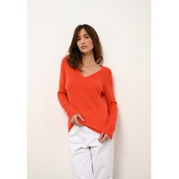 Just Cashmere Kaschmir-Pullover "Joan" in Orange - 53% | Gr&ouml;&szlig;e L | Damen-pullover-cardigans