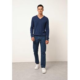 Just Cashmere Kaschmir-Pullover "Walt" in Blau - 50% | Gr&ouml;&szlig;e M | Herren-plussize