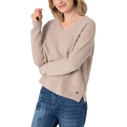 Timezone Pullover in Beige - 55% | Gr&ouml;&szlig;e XL | Damen-pullover-cardigans