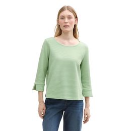 Tom Tailor Longsleeve in Mint - 35% | Gr&ouml;&szlig;e M | Damen-tops