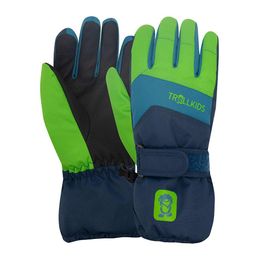 Trollkids Funktions-Handschuhe "Rauland" in Dunkelblau/ Gr&uuml;n - 26% | Gr&ouml;&szlig;e 4,5 | Kinderhandschuhe