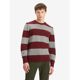 Levi's Levi's Pullover in Rot/ Grau - 61% | Gr&ouml;&szlig;e M | Herren-plussize