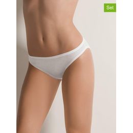 COTONELLA 6er-Set: Slips in Wei&szlig; - 44% | Gr&ouml;&szlig;e L | Damen-unterteile