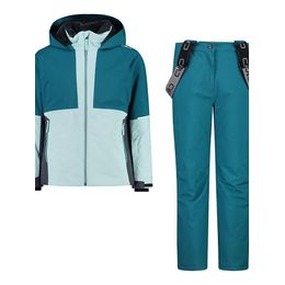 CMP 2tlg. Ski-/ Snowboard-Outfit in T&uuml;rkis - 39% | Gr&ouml;&szlig;e 140 | Kinder-outdoor-jacken