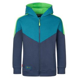 Trollkids Sweatjacke "Flekkefjord" in Blau - 55% | Gr&ouml;&szlig;e 104 | Kinder-sweatshirts-jacken