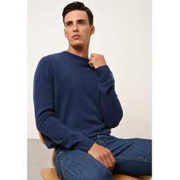 Just Cashmere Kaschmir-Pullover "Howard" in Blau - 53% | Gr&ouml;&szlig;e S | Herren-plussize