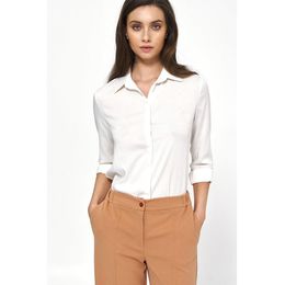 Nife Hemd in Wei&szlig; - 78% | Gr&ouml;&szlig;e 40 | Damen-blusen