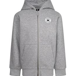Converse Sweatjacke in Grau - 35% | Gr&ouml;&szlig;e 116/122 | Kinder-sweatshirts-jacken