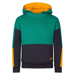 Trollkids Hoodie "Rondane" in Gr&uuml;n - 42% | Gr&ouml;&szlig;e 92 | Kinder-sweatshirts-jacken