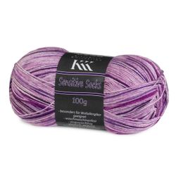 Sockenwolle Sensitive Socks von KKK, Violett/Lila/Pink/Dunkelviolett, aus Polyacryl