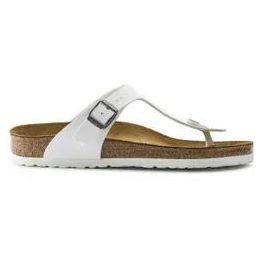 Birkenstock f&uuml;r Damen. 745531 Gizeh Birko-Flor Sandalen wei&szlig; (39), Wohnung, Keine, L&auml;ssig