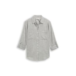 Tom Tailor Damen Bluse mit Brusttaschen, gr&uuml;n, Uni, Gr. 36