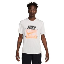 Nike Dri-Fit Run Energy SS Top Bekleidung Herren wei&szlig;