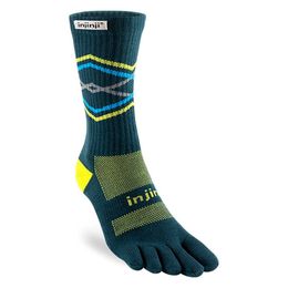 injinji Trail Midweight Crew Bekleidung Unisex gr&uuml;n