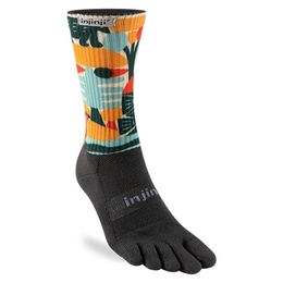 injinji Trail Midweight Crew Artist Designed Bekleidung Unisex bunt