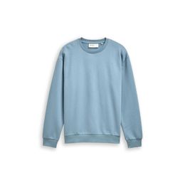 Tom Tailor Denim Herren Basic Sweatshirt, blau, Uni, Gr. XL