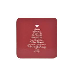 Krasilnikoff Untersetzer, Christmas Words skandinavische Deko Online Shop