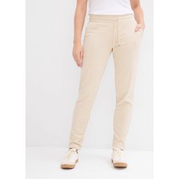 bonprix Schlupfhose aus Viskose-Mix, beige, Viskose