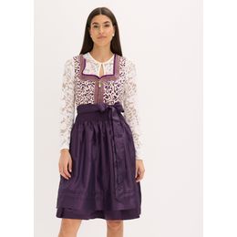 bonprix Dirndl und Sch&uuml;rze (2-tlg.Set), lila