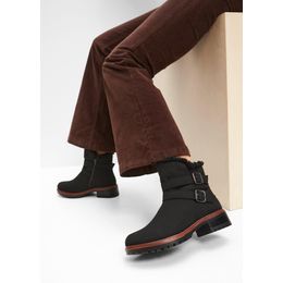 bonprix Boots, schwarz, Gr.42, Sch&ouml;ner Winter Boot im Casual-Look