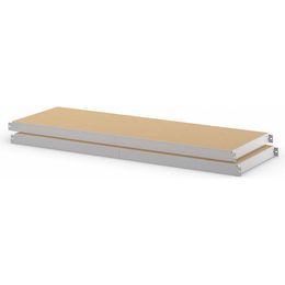 eurokraft basic Spanplattenboden, VE 2 Stk, Tiefe 486 mm, Breite 1436 mm
