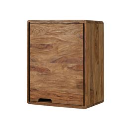H&auml;ngeschrank Sheesham 50x35x65 natur sandgestrahlt MALM&Ouml; 2 #275