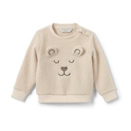 Tchibo - Kinder-Teddy-Sweater - Herren - Gr. 134/140 - creme