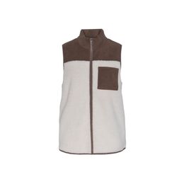 Tchibo - Teddy-Weste - Damen - Gr. 40 - beige