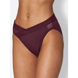 w&auml;schepur sheego Gro&szlig;e Gr&ouml;&szlig;en Jazzpants mit elastischem Stoffbund, burgund, Gr&ouml;&szlig;e 44/46 - Damen