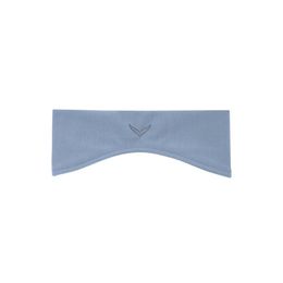 Stirnband TRIGEMA "TRIGEMA Fleecestirnband", Jungen, Gr. 3, blau (pearl, blau), Kunstfaser, M&uuml;tzen Stirnband
