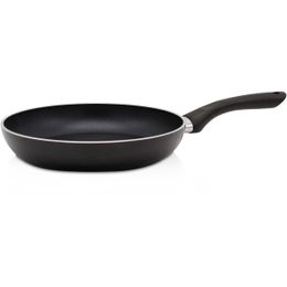 Kr&uuml;ger Bratpfanne KR&Uuml;GER "Aluminium Pfanne flach Venezia", schwarz, H:4,5cm &Oslash;:24cm, Pfannen, Bratpfanne, f&uuml;r Induktions-Kochfelder geeignet