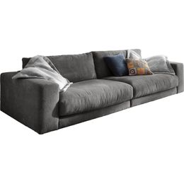 Big-Sofa Home Affaire "Enisa, bequeme, legere Polsterung B/T/H: 290/127/85 cm, Mega Sofa", grau (dunkelgrau), B:290cm H:85cm T:127cm, Cord (88% Polyester / 12% Polyacryl), Sofas, Big-Sofa, Zeitloses und stylisches Loungem&ouml;bel, in Fein- und Breitcord