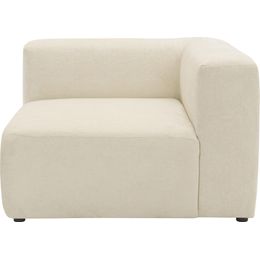 Sofa-Eckelement Home Affaire "Utvik", beige (creme), B:108cm H:69cm T:108cm, 100% Polyester, Polsterelemente, als Modul oder separat verwendbar