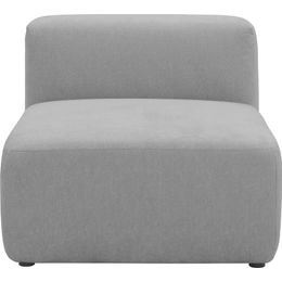 Sofaelement Home Affaire "Utvik", grau (hellgrau), B:85cm H:69cm T:108cm, 100%Polyester, Polsterelemente, als Modul oder separat verwendbar